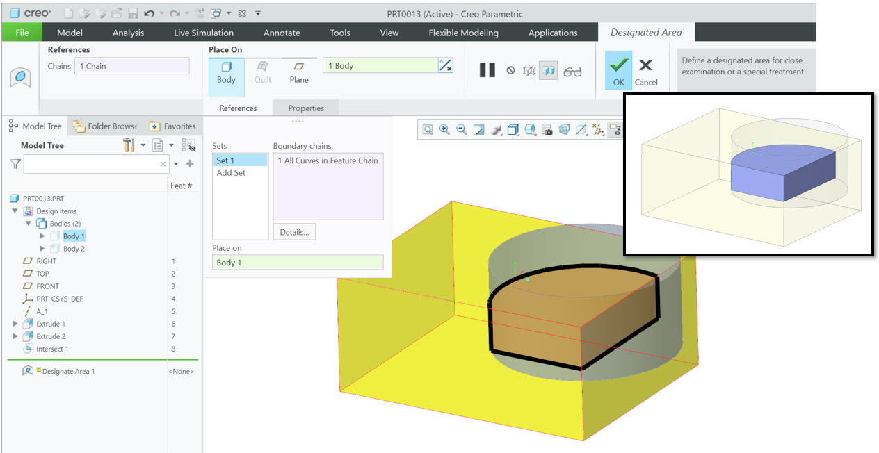 Multibody - How to create a body intersection curv... - PTC Community