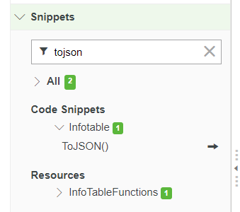 Solved: Why we can't pass the infotable as input in Expres... - PTC ...