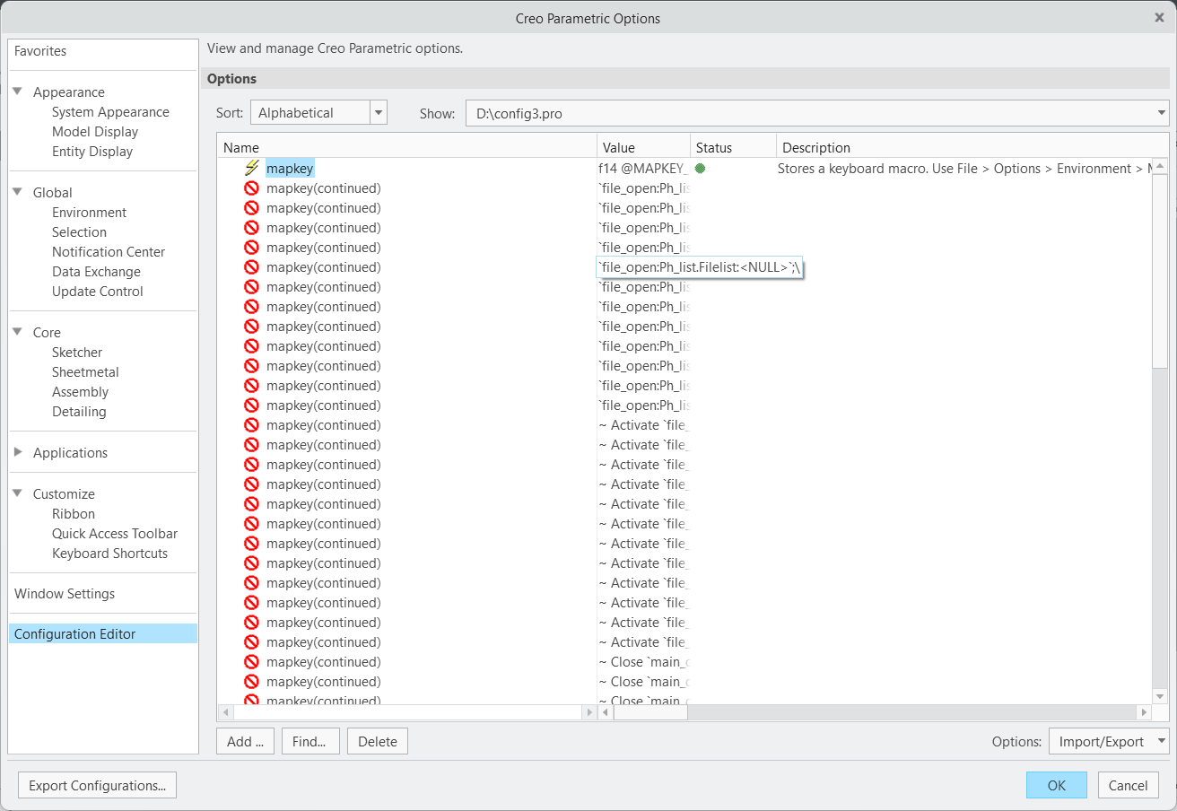 Solved: How to loop a mapkey? - PTC Community