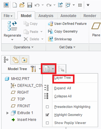Solved: hide planes and save the settings - PTC Community
