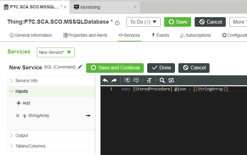How to pass infotable to stored procedure for inse... - PTC Community