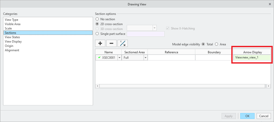 Solved: Cross-Section Arrows Questions, CREO 10.0.0 - PTC Community