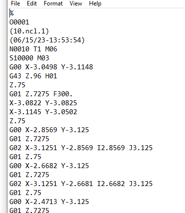 Solved: Work offset does not appear in nc code - PTC Community