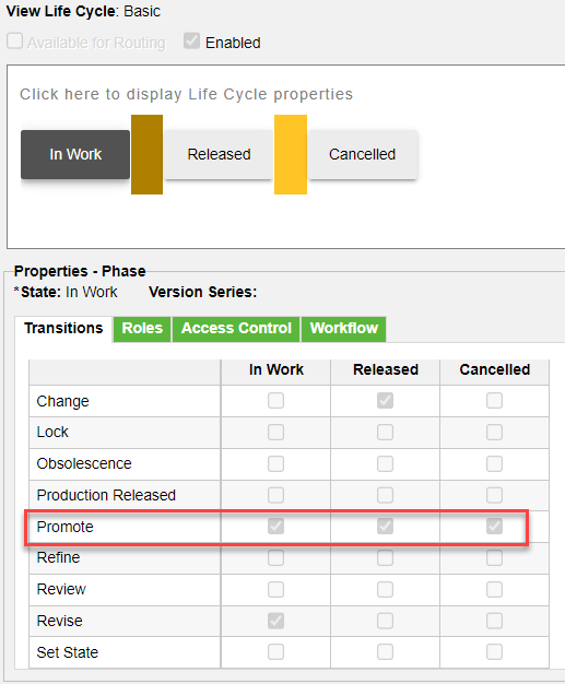 Solved: How Basic life cycle template is promoted - PTC Community