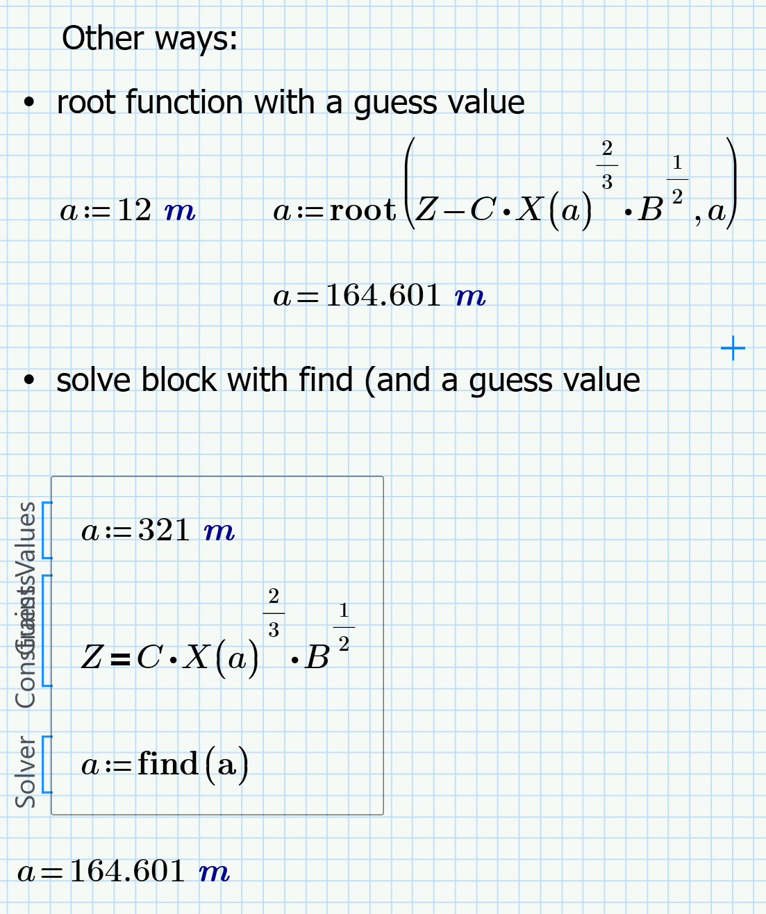 Solved Define Symbolic Variable And Solve It Mathcad 8 PTC Community