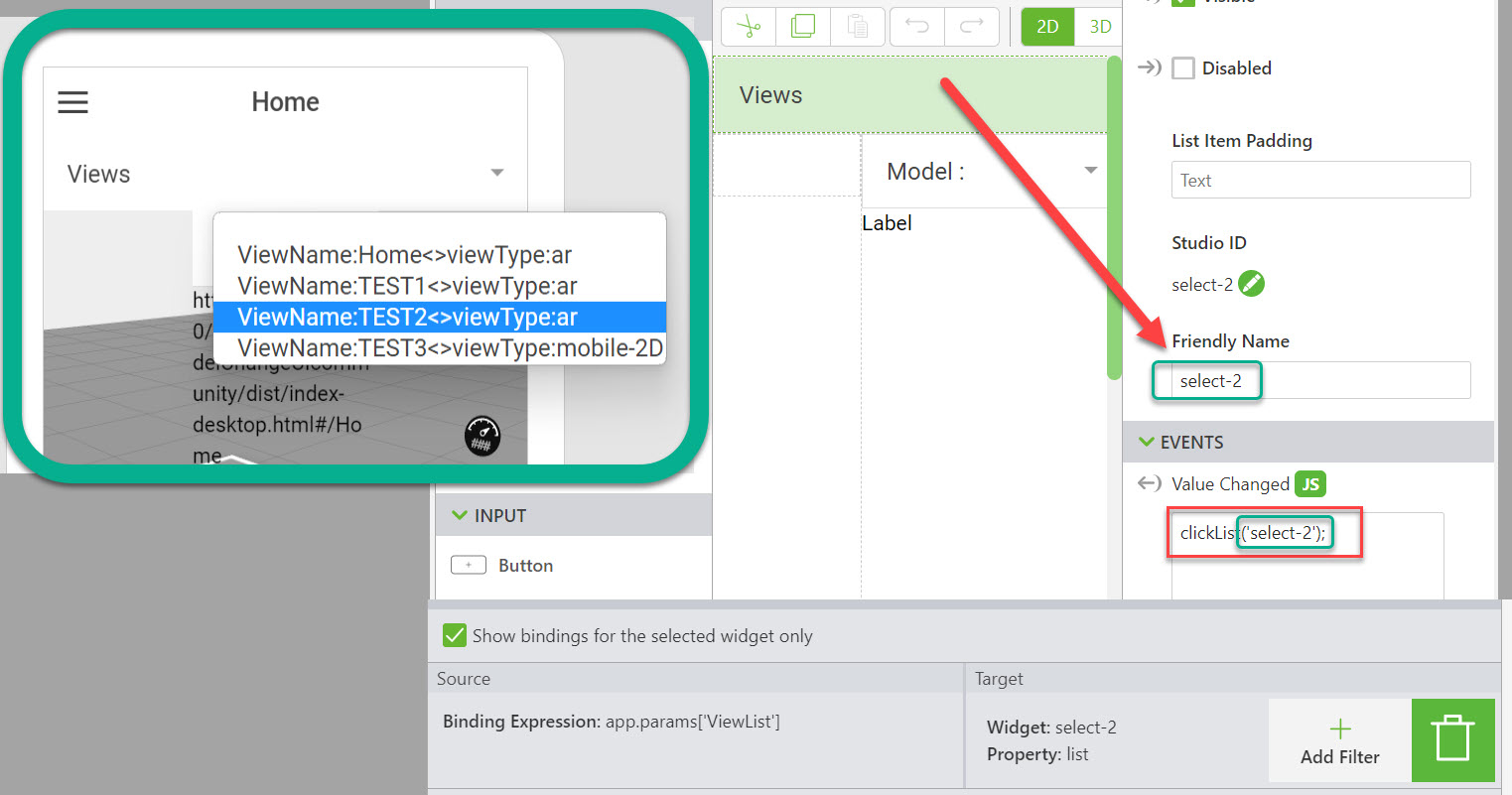 Solved: how I can make a dropdown list for multiple views ... - PTC Community