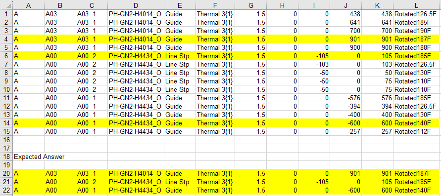 Solved: Extracting rows from a Matrix of results - PTC Community