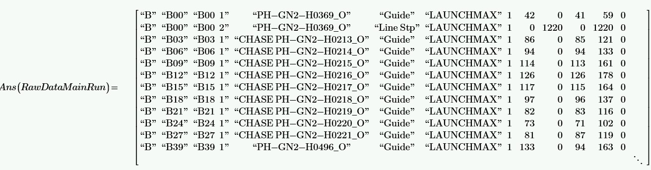 Solved: Extracting rows from a Matrix of results - PTC Community