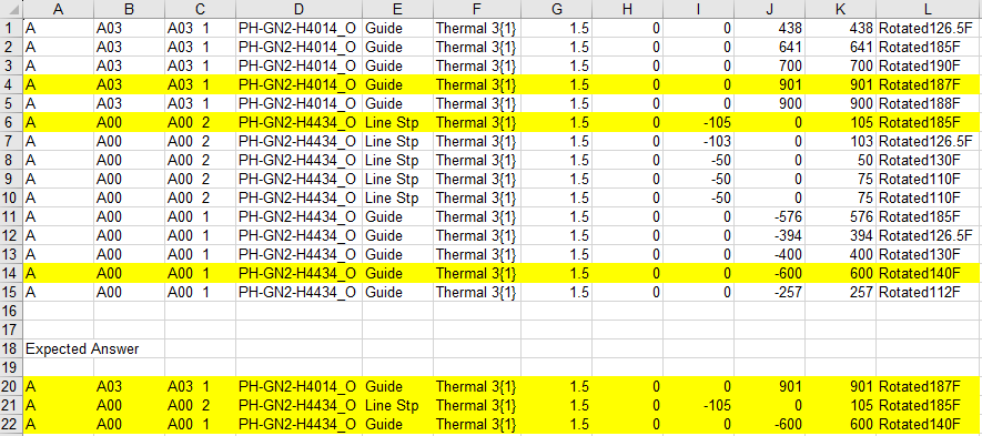 Solved: Extracting rows from a Matrix of results - PTC Community