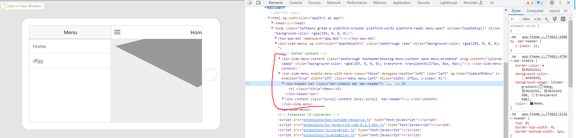 Solved: change css style of menu bar(Vuforia studio) - PTC Community