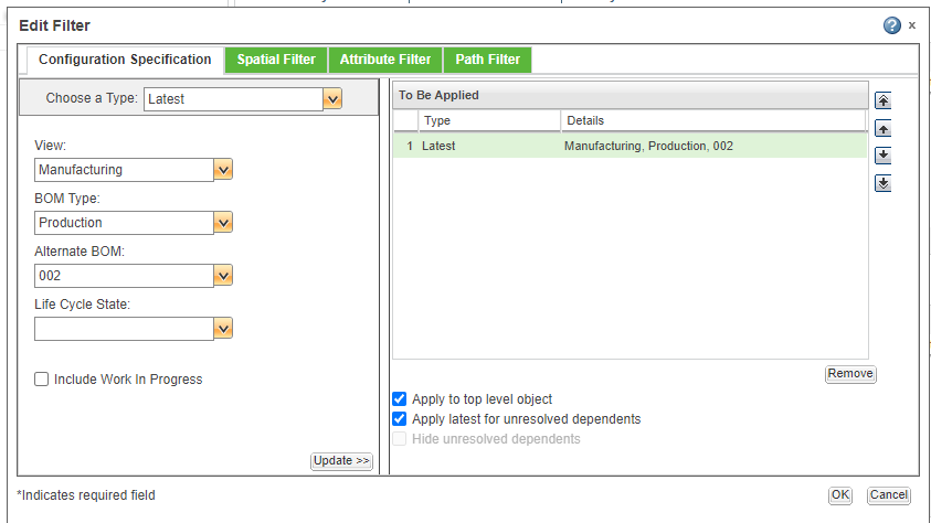 MPMLink Filter Functionality Does Not Work as Expe... - PTC Community