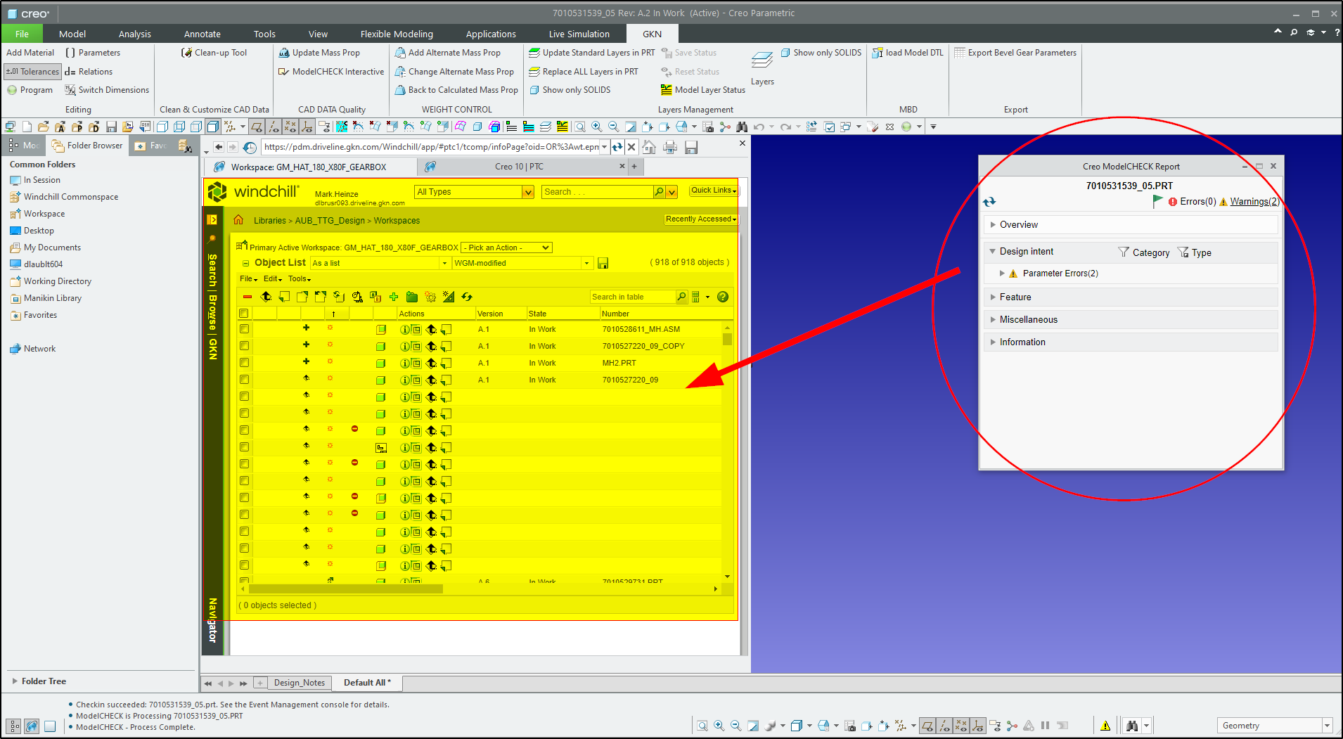 how to set ModelCheck NOT in a separate window? Cr... - PTC Community