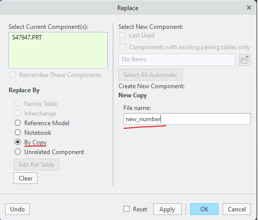 Solved: Can I change a part number to a new part number di... - PTC Community