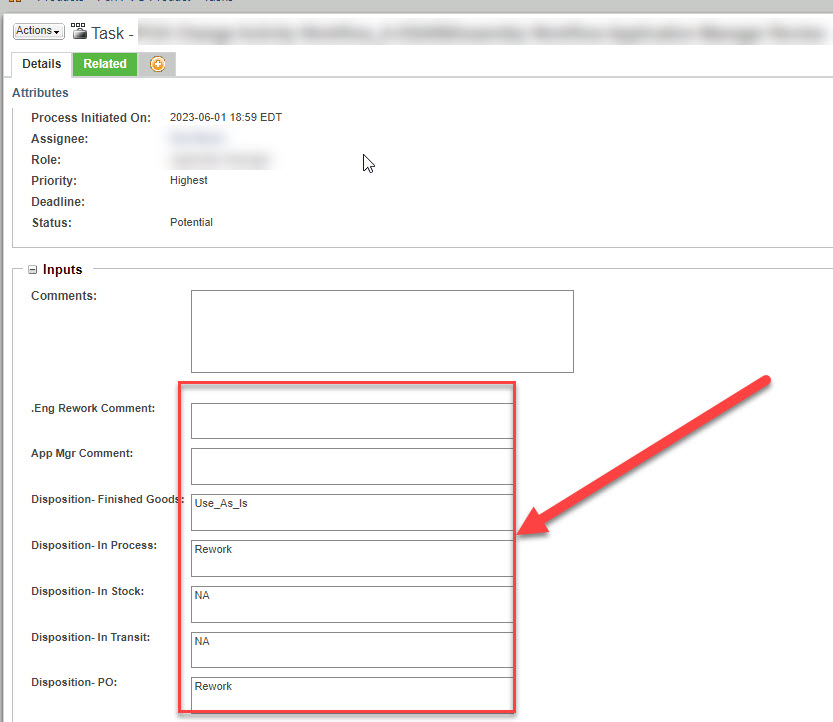 Text entry box sizes on Change Task Activities - PTC Community