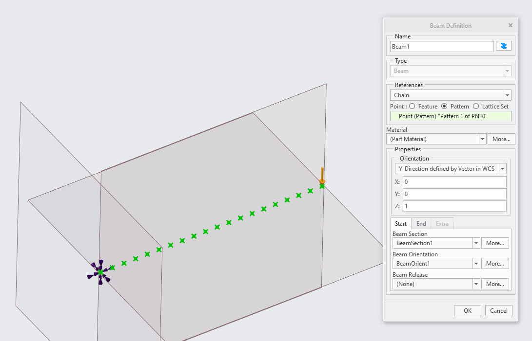 Solved: Creo simulate amount of elements on beam - PTC Community