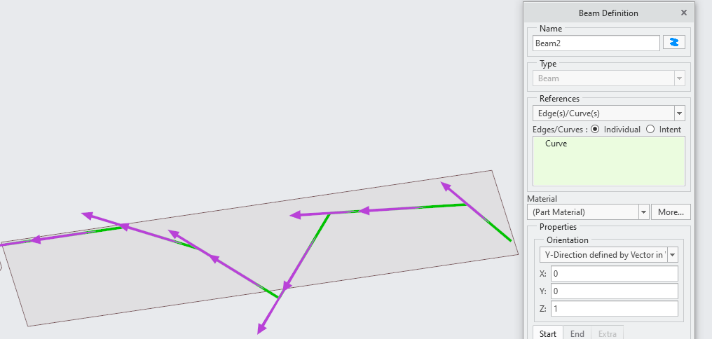 Solved: Creo simulate amount of elements on beam - PTC Community
