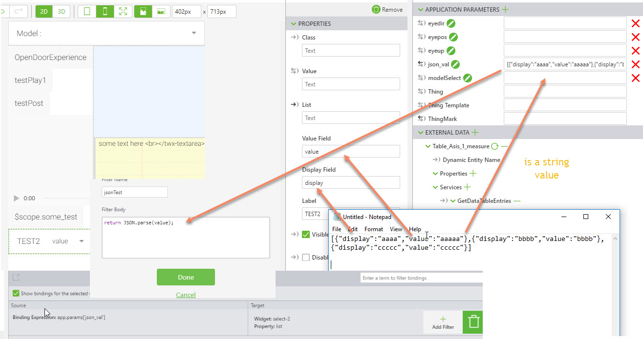How to use List in ThingWorx Studio - PTC Community