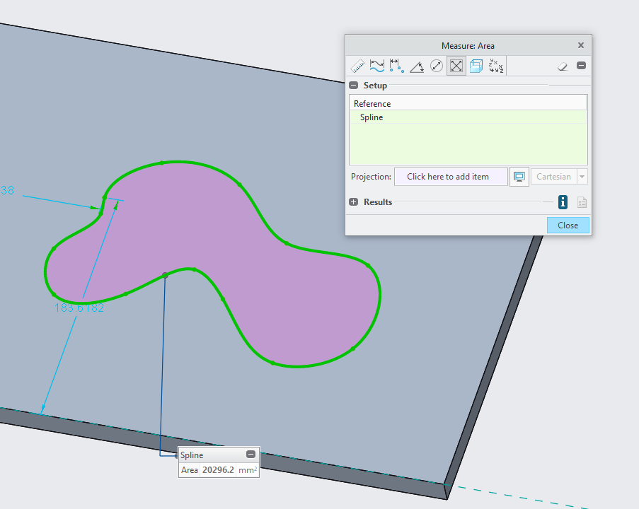 Solved: Measure Area - Perimeter curve - PTC Community