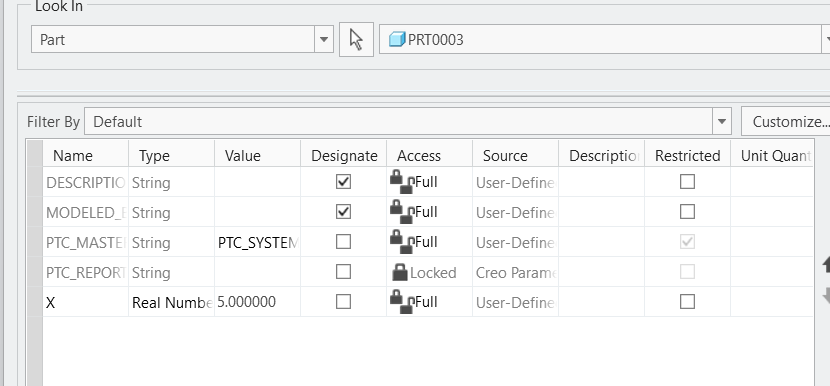 Solved Simply Delete A User Created Parameter Ptc Community