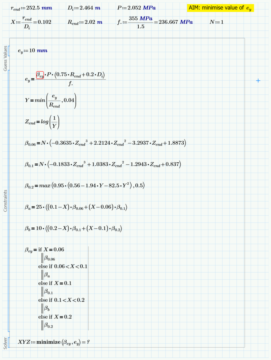 Solved: Minimise value in solve block - PTC Community