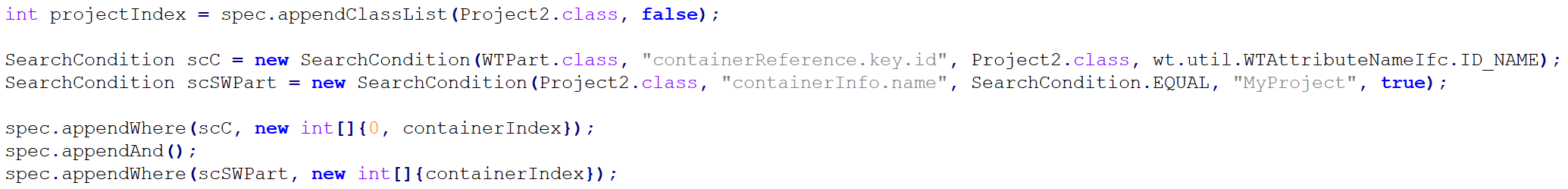 Solved: Query for all WTParts that are in a project - PTC Community