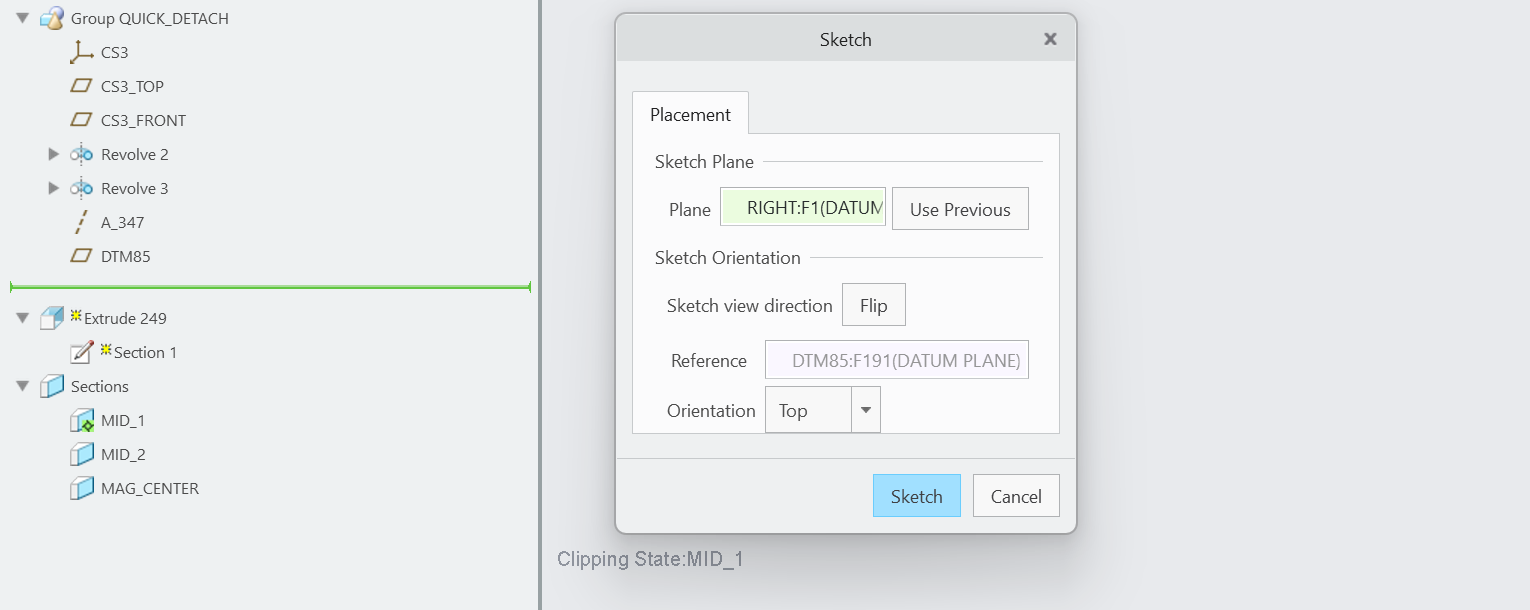 Solved: Extrude feature won't update when moving the refer... - PTC Community