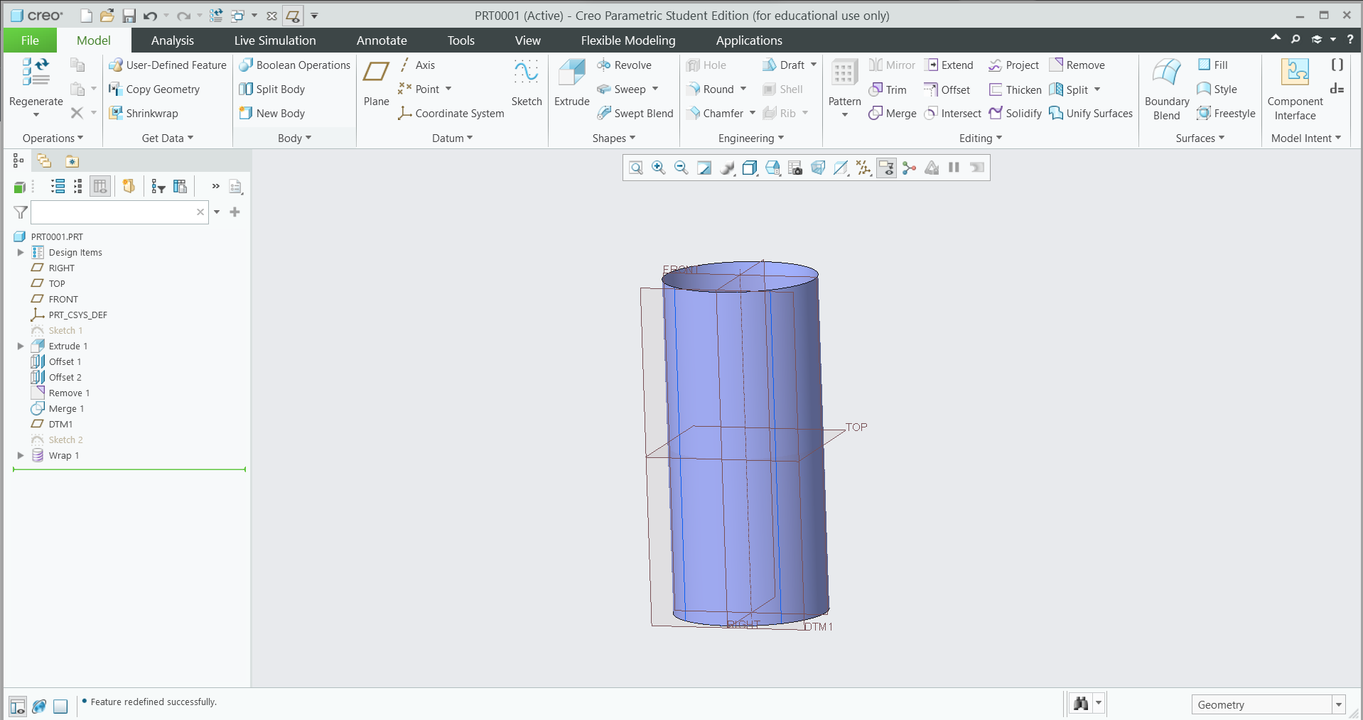Solved: Issue creating a wrap - PTC Community