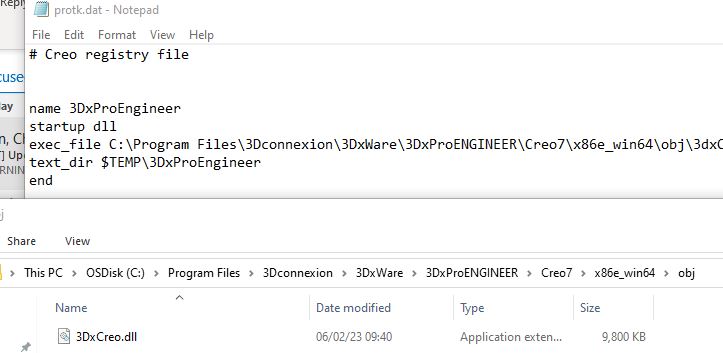 Solved: Creo Toolkit startup errors - PTC Community