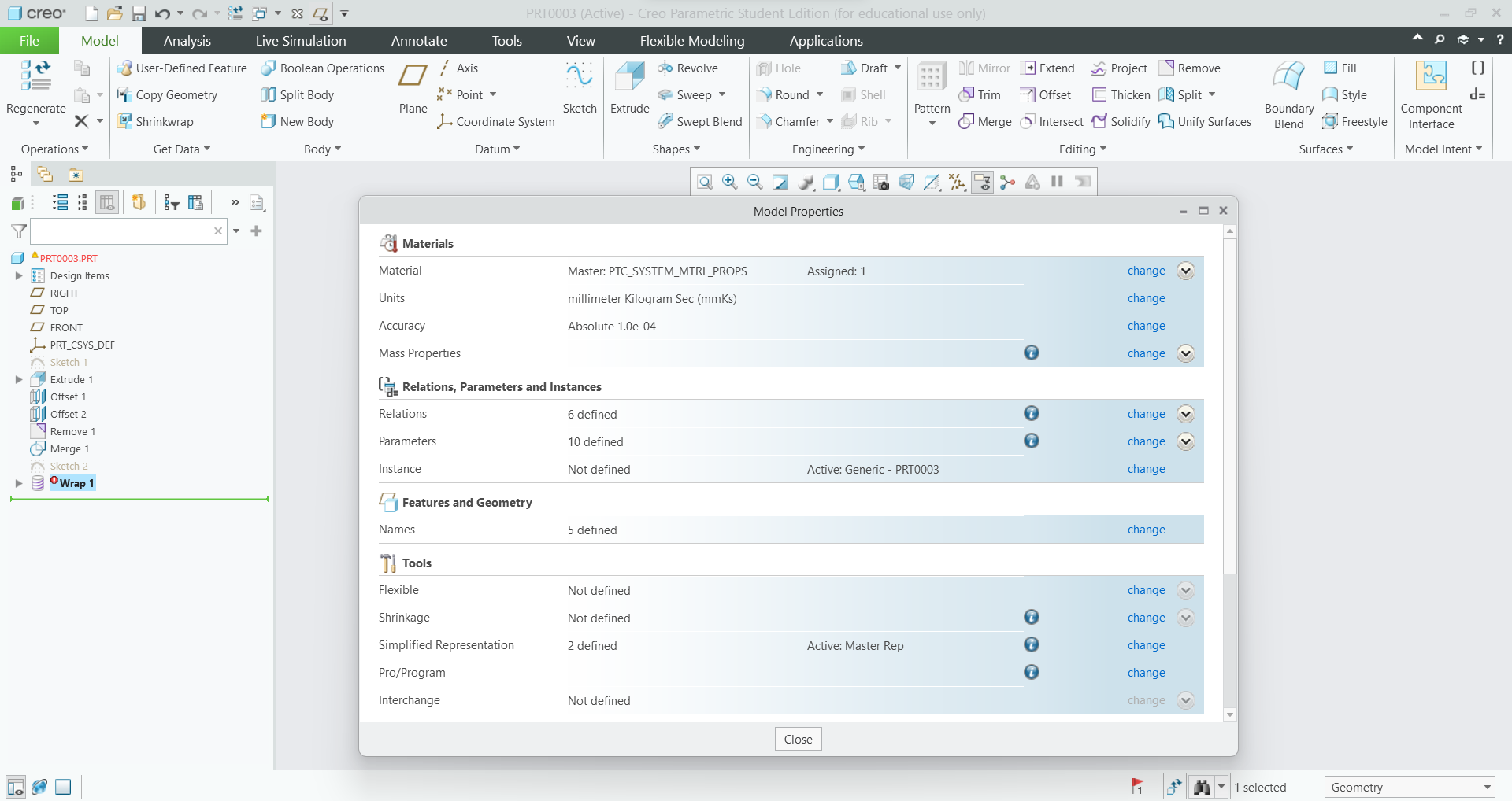 Solved: Issue creating a wrap - PTC Community