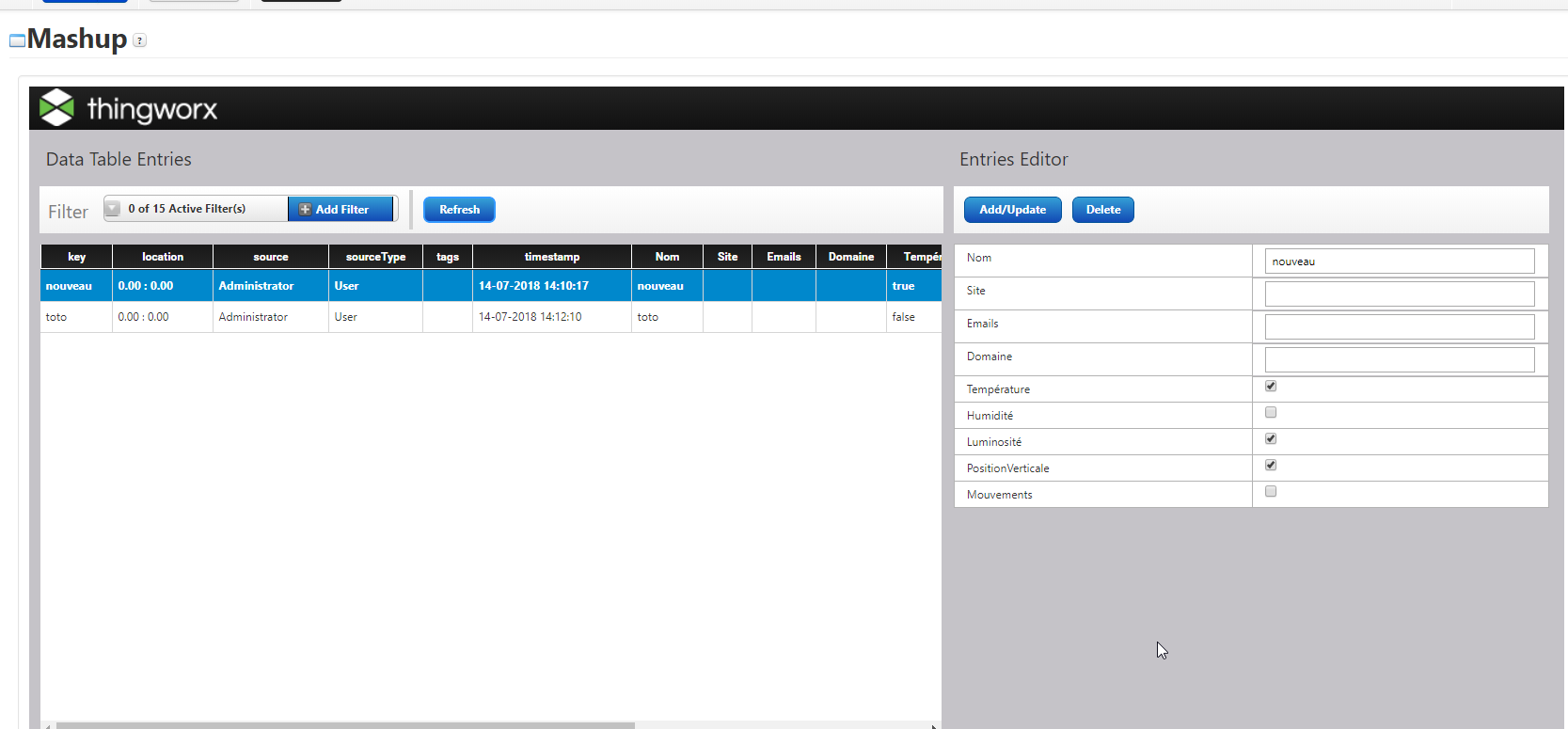 Solved Datatable Editor Mashup Reuse Ptc Community