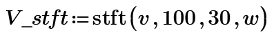 Solved: Mathcad stft function - PTC Community