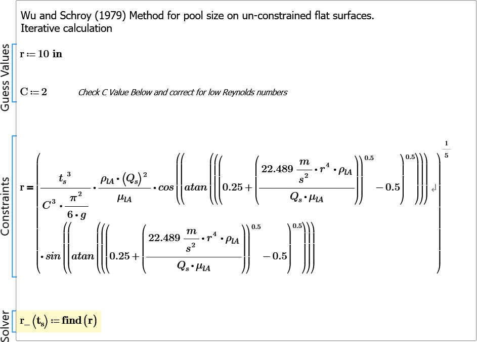 Solved Programming With An Iterative Formula Area Spill Ptc