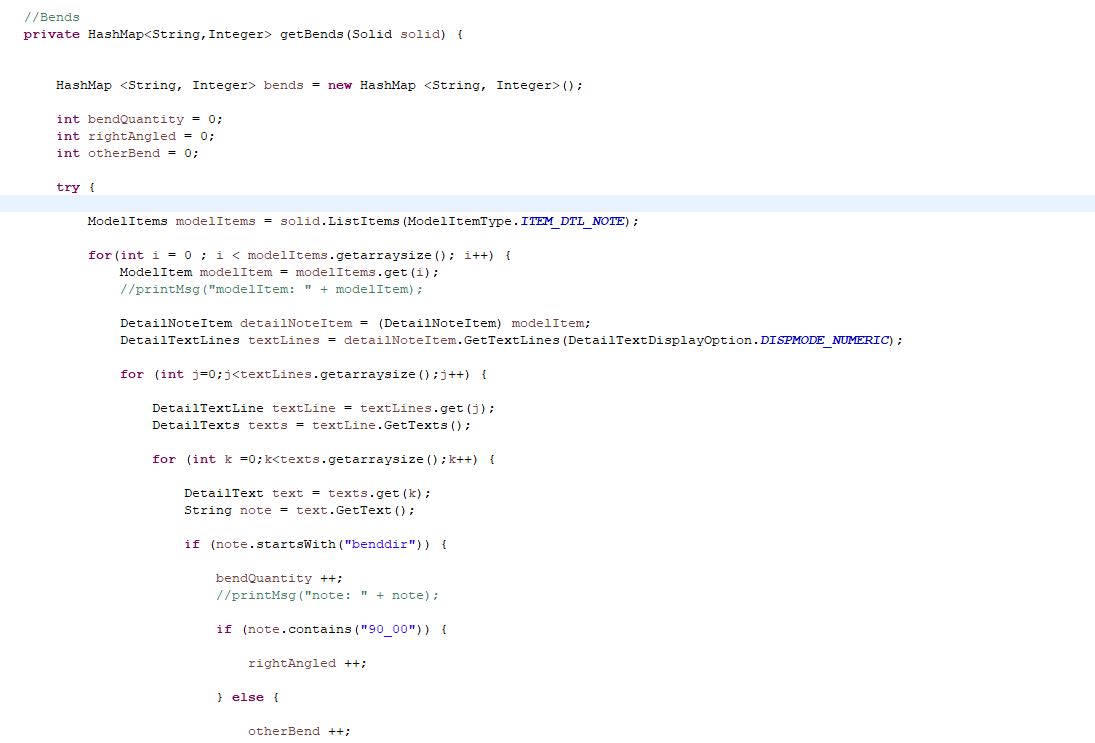 Solved: Finding associated bend note contents for sheet me... - PTC Community