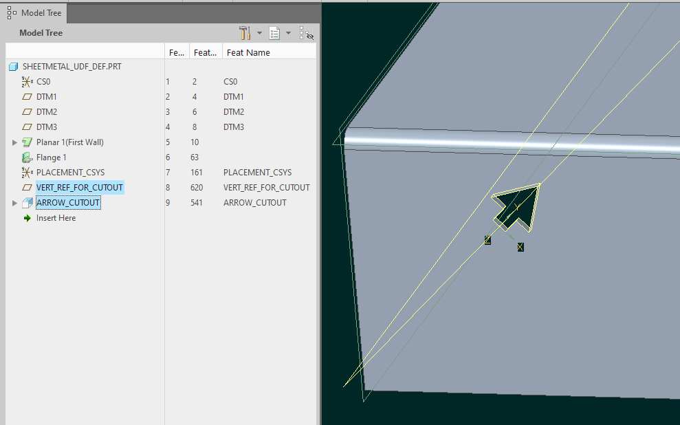 Solved Csys Of Udf To Set On A Point From A Sketch Ptc Community