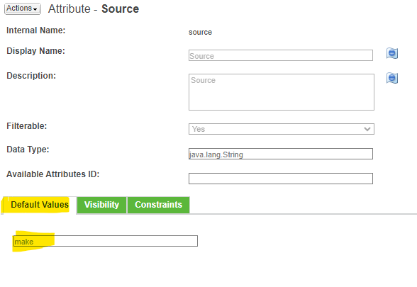 Default "Source" attribute for WTPart in Windchill... - PTC Community