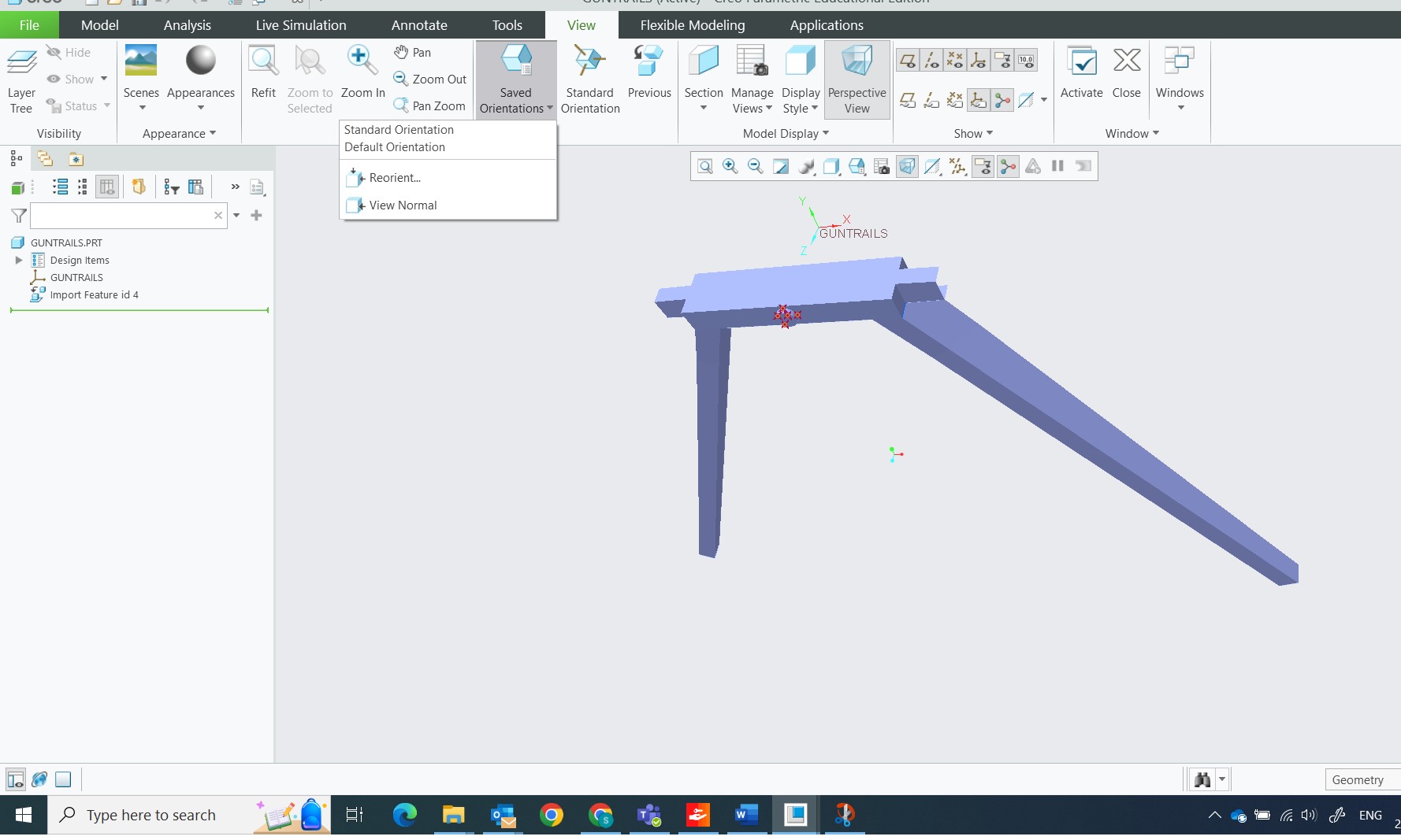 Solved Standard Views Missing On Importing Creo 6 File Ptc Community