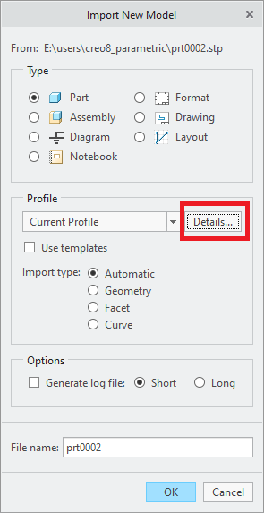 Solved Standard Views Missing On Importing Creo 6 File Ptc Community