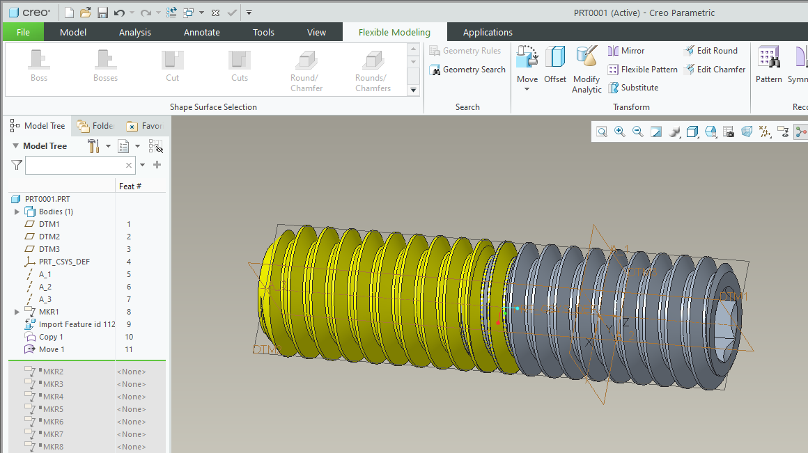 Solved: Creo Screw Elongation - PTC Community