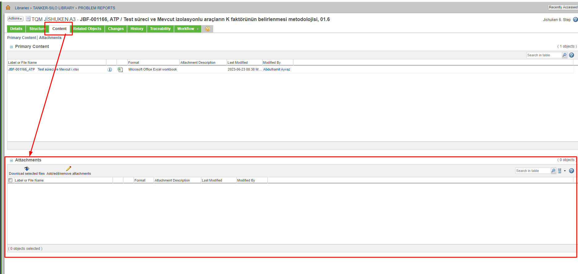 Solved: Attachments Table - PTC Community
