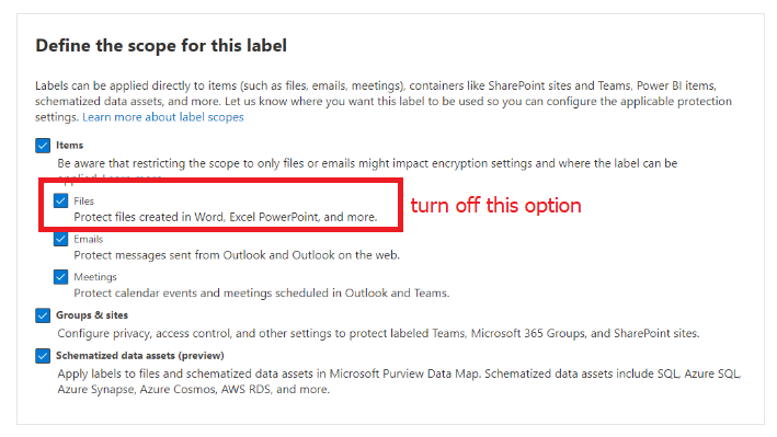 Office Sensitivity labels causing issues with fami... - PTC Community