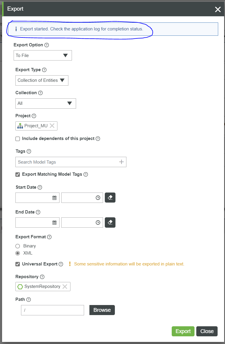 Solved: How to export and import Thingworx project from on... - PTC Community