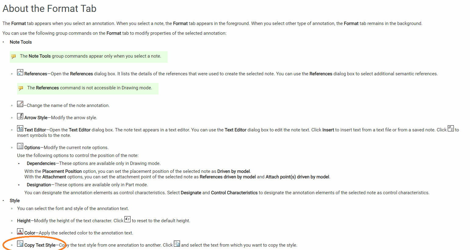 Solved: MBD 3D Annotation / changing text formats by copy ... - PTC Community