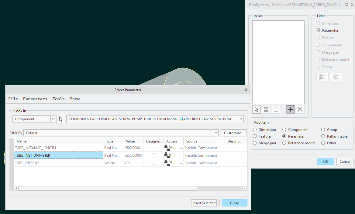 Solved Adding Varied Items From Flexible Model Into Famil Ptc