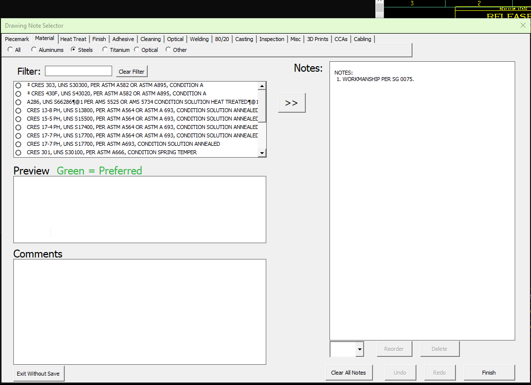 Solved: Need Help updating Drawing Notes in Windchill - PTC Community