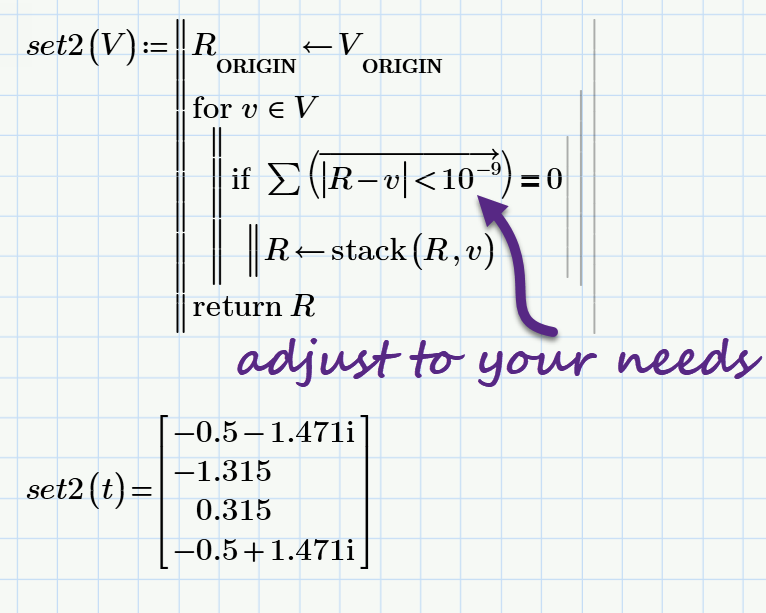 Solved: How to eliminate duplicate elements from a vector? - PTC Community