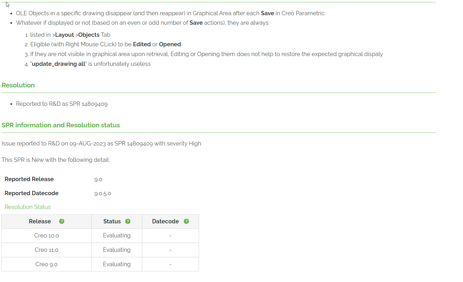 Solved: Creo .frm and .drw / image disappears - PTC Community