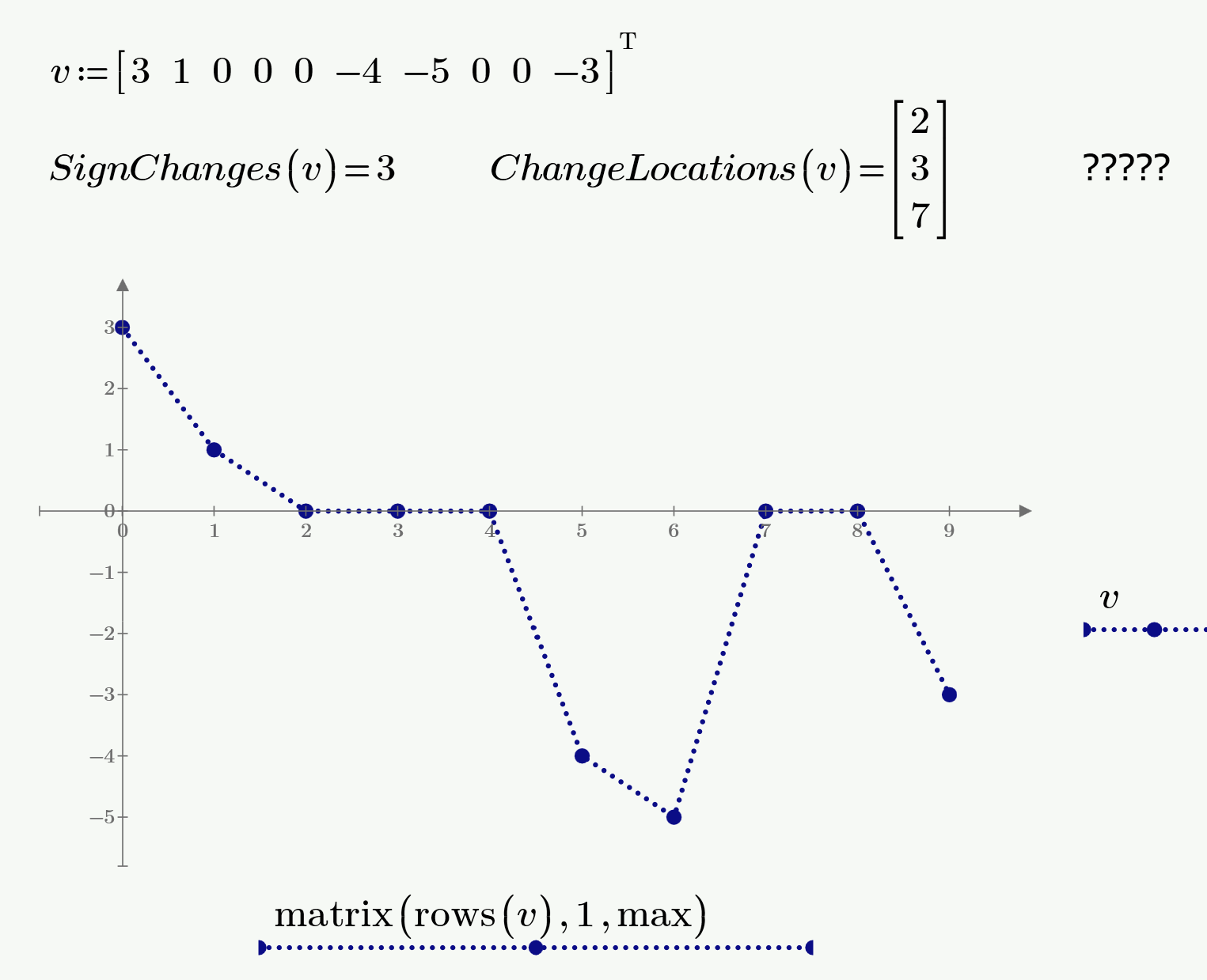 Solved: How to count sign changes in a vector/matrix and a... - PTC Community