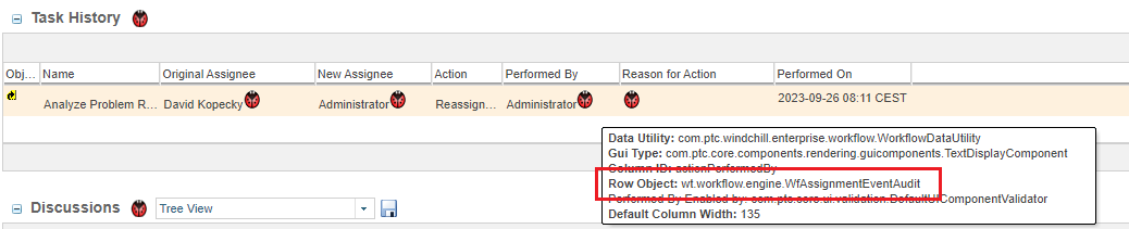 Solved: How can Action Performed On property from Work Ite... - PTC Community