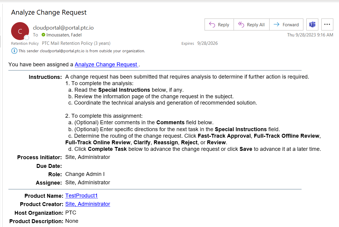Solved: Email notifications body is empty on workflows - PTC Community