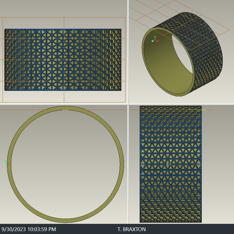 Creo Parametric Community Challenge 2 - Isogrid on... - PTC Community